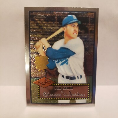 2002 Topps Chrome Duke Snider #37 | eBay