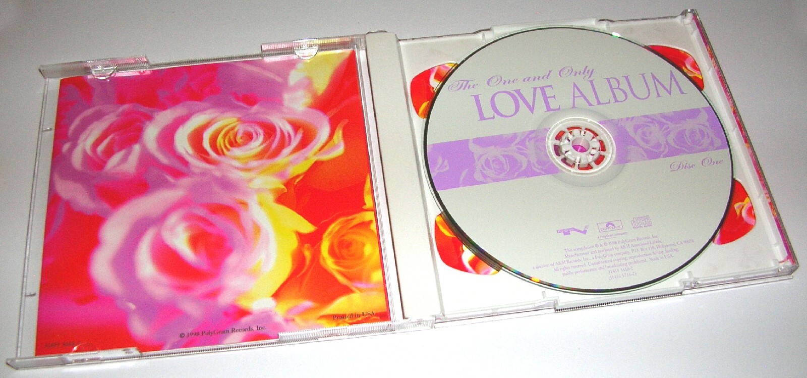 THE ONE AND ONLY LOVE ALBUM 2 CD ORIGINAL VARIOUS ARTISTS POLYDOR 1998 ...
