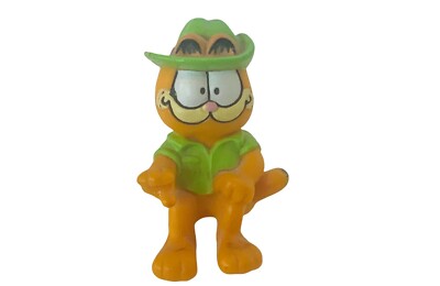 Garfield toy Figure shelf sitter vtg Safari cartoon Odie Jim Davis 1977 ...