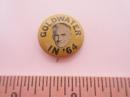 Vintage Goldwater in 64' Button, Badge, Pinback, Trademarked | eBay