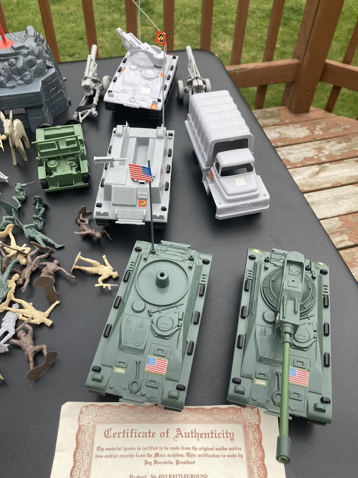 Marx Commerative BATTLEGROUND Playset 4113 W/ Original Box | eBay