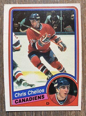 1984-85 O-Pee-Chee Chris Chelios Rookie RC #259 💥 Montreal Canadiens | eBay