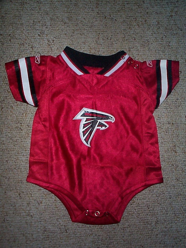 *IRREGULAR* Atlanta Falcons nfl INFANT BABY NEWBORN Jersey 3-6M 3-6 M ...