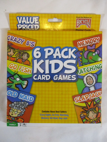 Bicycle - Kids Card Games - 6 Set Variety Pack | eBay