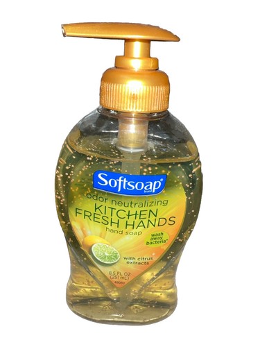 Softsoap Odor Neutralizing Kitchen Fresh Hands Hand Soap Citrus ...