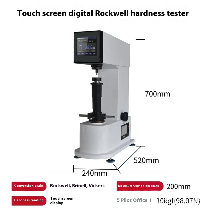 High-precision Rockwell Hardness Tester Electric Digital Display ...