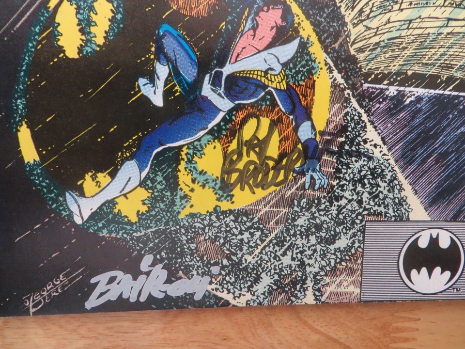 1989 BATMAN 439 SIGNED 4X GEORGE PEREZ, MARV WOLFMAN,PAT BRODERICK,MKE ...