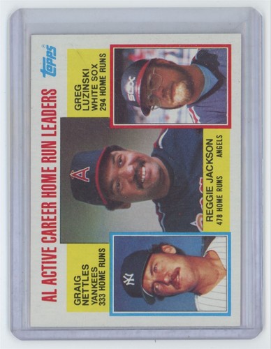 1984 Topps Reggie Jackson/Graig Nettles/Greg Luzinski ACL #712 | eBay