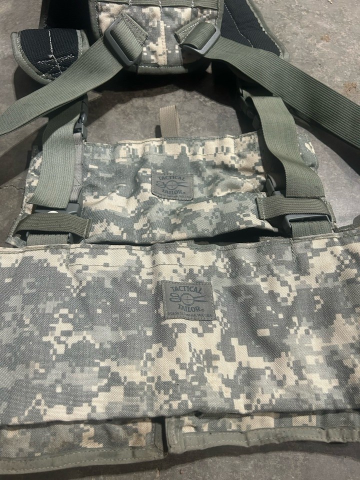 Tactical Tailor ACU/UCP MAV Load Bearing Chest Rig With Pouches, Yoke ...