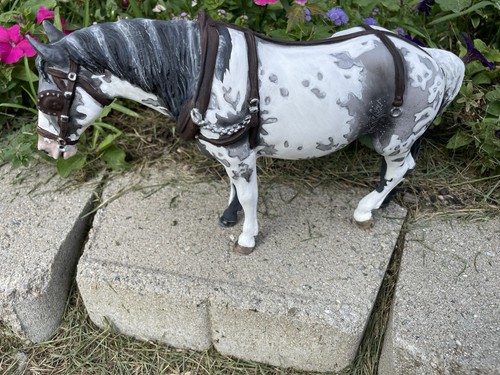 Breyer Horse Custom Old Timer Grey Pinto CM | eBay