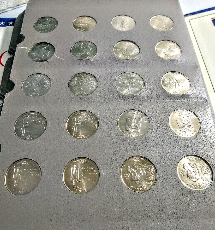(COMPLETE SET P & D) ~50 STATE QUARTERS 25C~ (100 COINS 1999-2008 ...