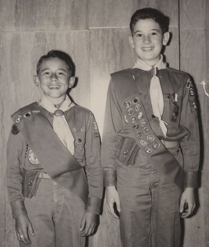 Proud Smiling Boys Scout Uniforms Badges Displayed Portrait | eBay