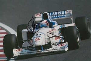 Jan Magnussen Hand Signed 12x8 Photo HSBC Stewart Ford F1. | eBay