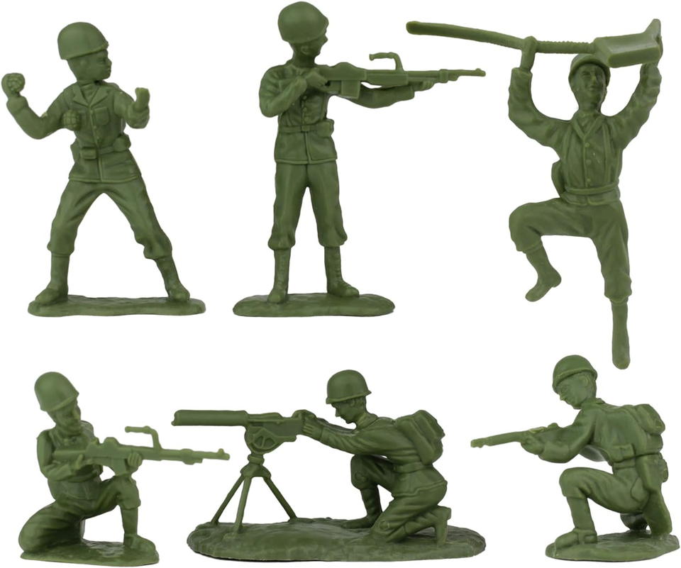 BMC WW2 D-Day Tank Battle - 36pc Plastic Army Men Playset | eBay