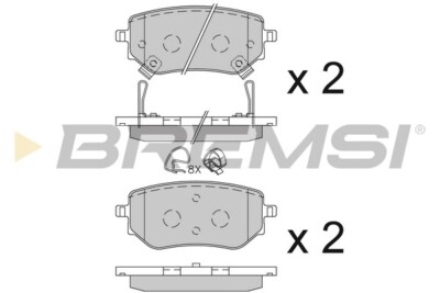 Rear Brake Pad Set to Fit: Mercedes X-Class (470) 2017- | eBay UK