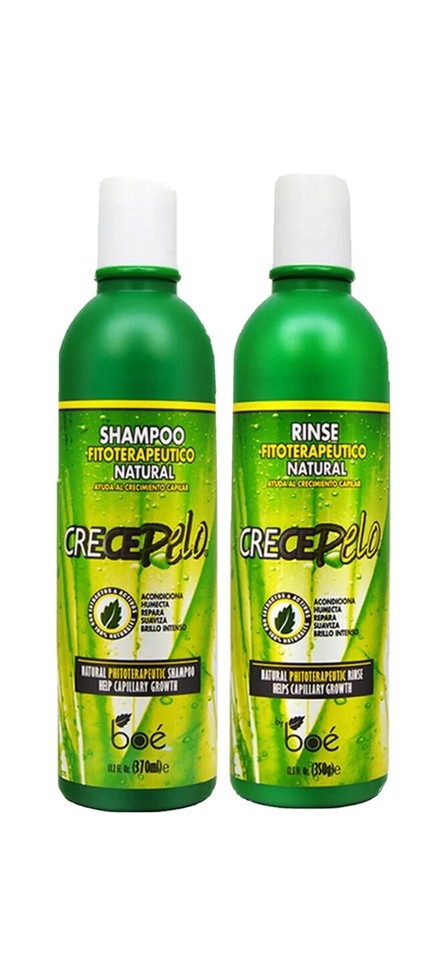 BOE Crece Pelo Shampoo + Rinse 12.5 oz+ Leave in 4oz | eBay