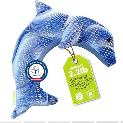 manimo Weighted Dolphin Stuffed Animal for Kids & Adults Dolphin Pillow ...
