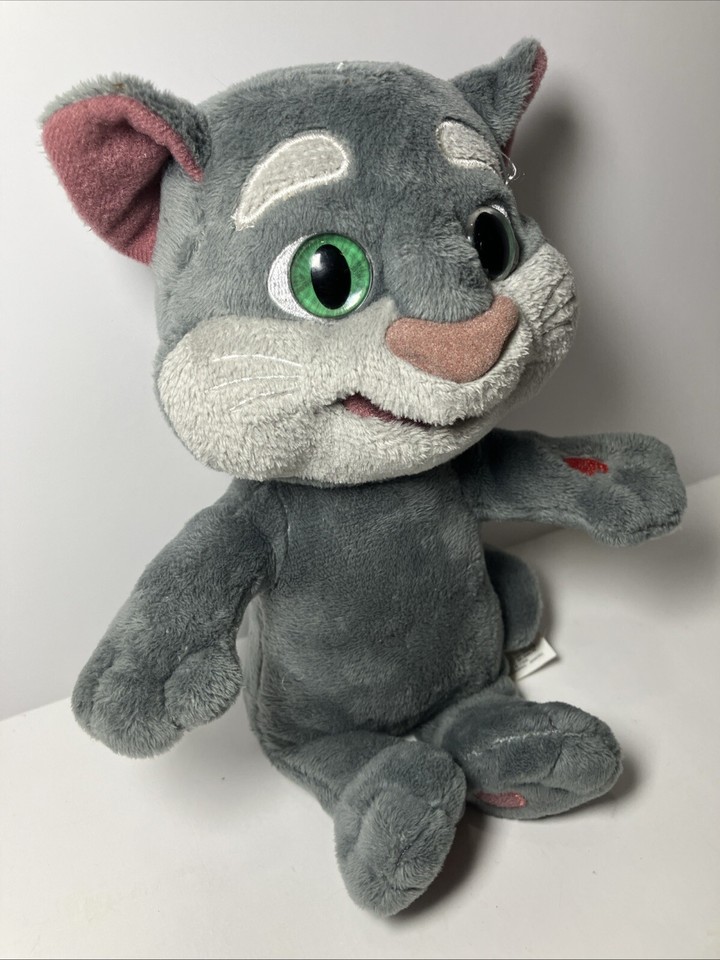 Official Talking Tom & Friends 10 Inch Tom Plush Toy with Interactive ...