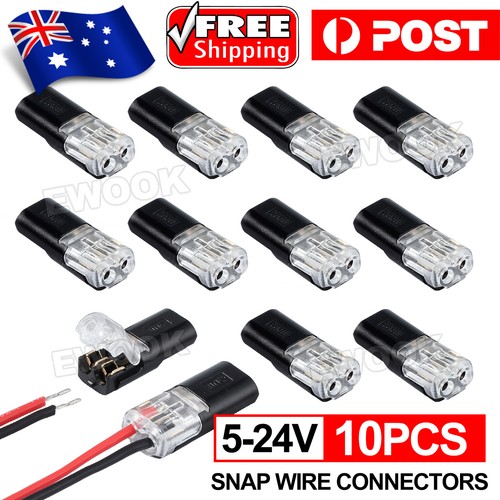 10 PCS 12V connectors Electrical connectors Automotive Wire strip light ...