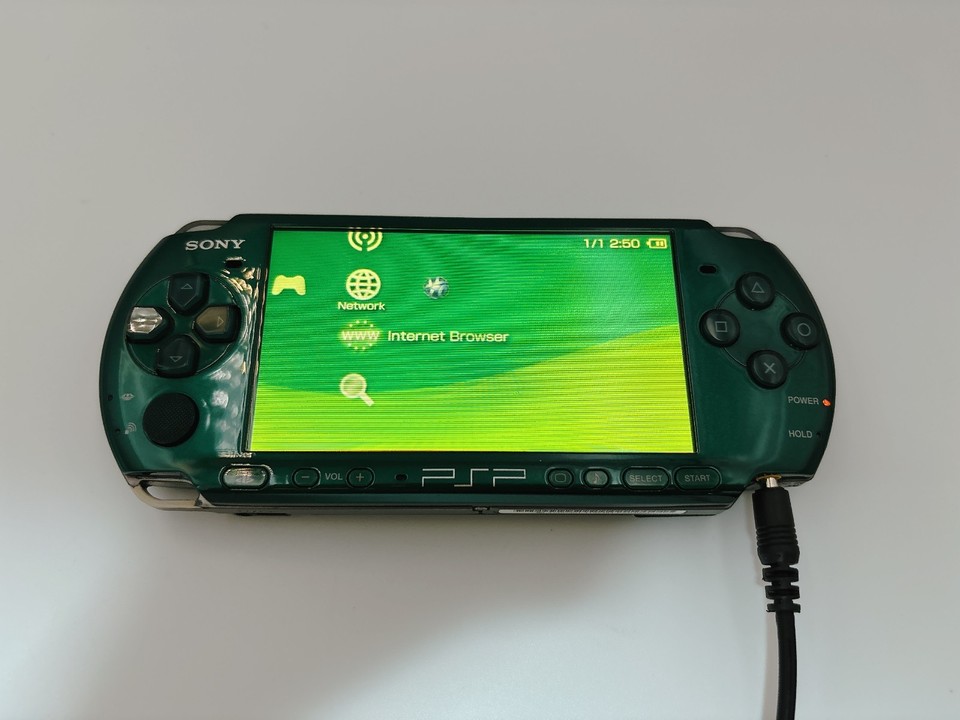 Sony PSP 3000 console Spirited Green Japan Games Region Free {Please ...