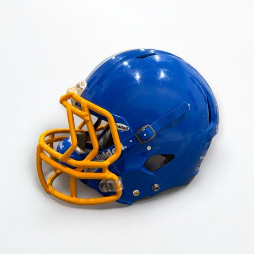 Rare Riddell Full Size Devils Football Helmet - Blue & Gold | eBay