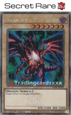Yu-Gi-Oh! Dragon Noir aux Yeux Rouges - V.1 : QCR RA04-FR109 | eBay