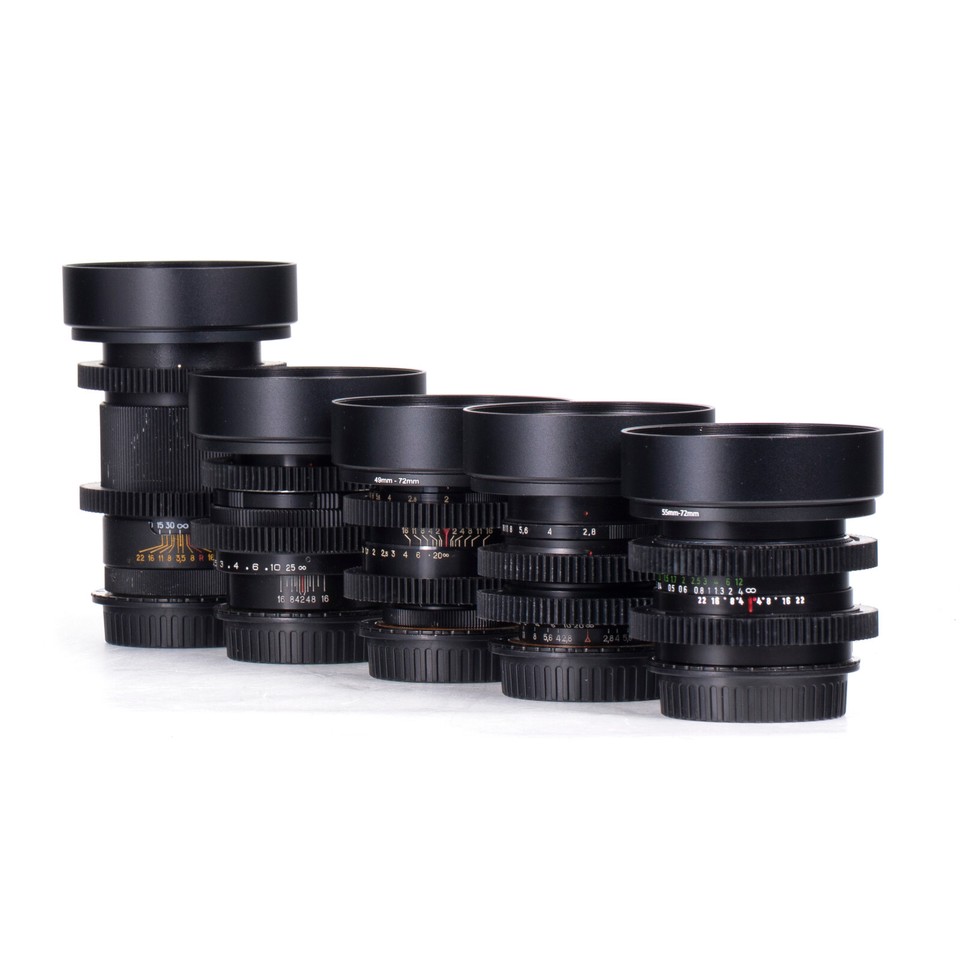 29/37/58/85/135mm Cine Mod Lenses Set w/ Anamorphic Bokeh & Flares For ...