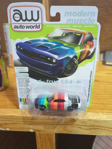Auto World Paint Swatch ‘23 Dodge Challenger Hellcat Redeye 14 Factory ...