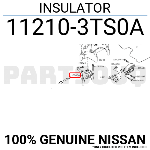 112103TS0A Genuine Nissan INSULATOR 11210-3TS0A | eBay