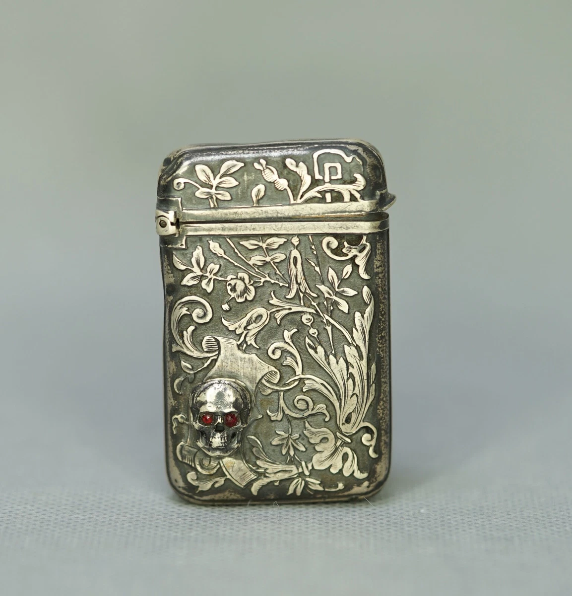 Silver Match Case
