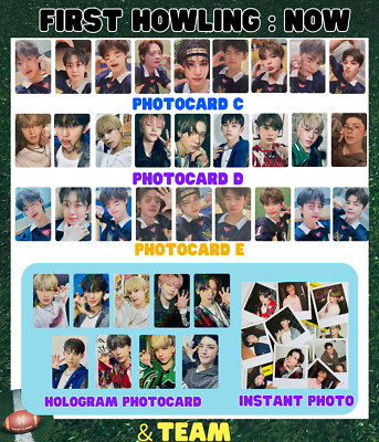 &TEAM First Howling : NOW 1st ALBUM photo card Weverse UMS andteam ...