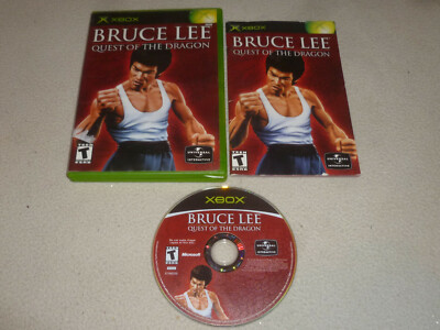 XBOX GAME BRUCE LEE QUEST OF THE DRAGON COMPLETE W CASE MANUAL ...