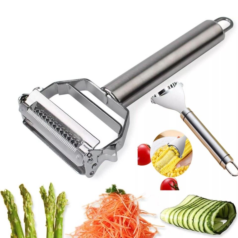 Stainless Steel Potato Peeler Vegetable Grater Fruit Slicer Carrot ...