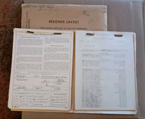 original 1950's US Air Force Airman Personnel Records File - Amarillo ...