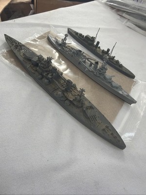 Neptun Battleship Lot X3 - 1/1250 Scale Model Ship - Metal Ships ...