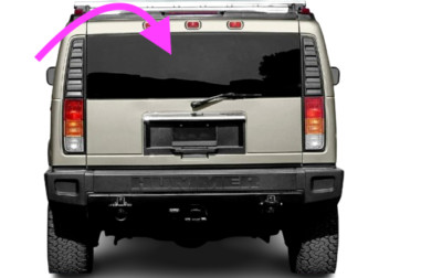 2003-2010 Hummer H2 Rear Heated Privacy Glass Back Window Fits | Black ...