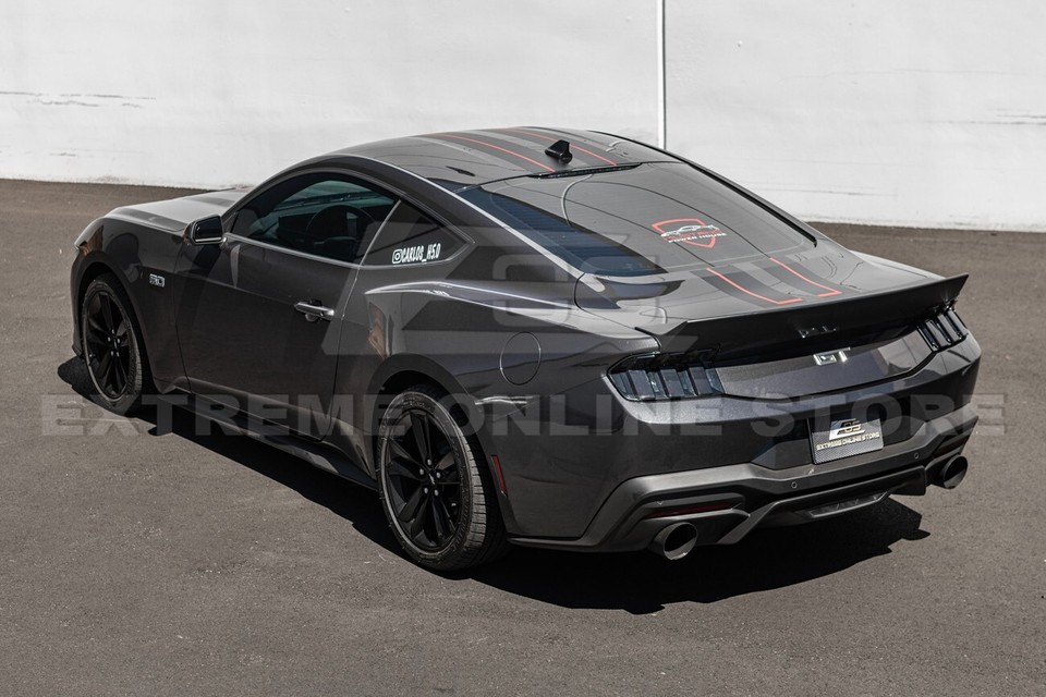 For 24-Up Ford Mustang S650 | SMOKE TINTED Rear Tail Light Trim Bezel ...