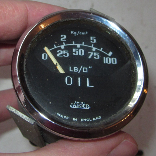 Sunbeam Alpine IV Smiths Jaeger Oil Pressure Gauge PL2303/05 Used Orig ...