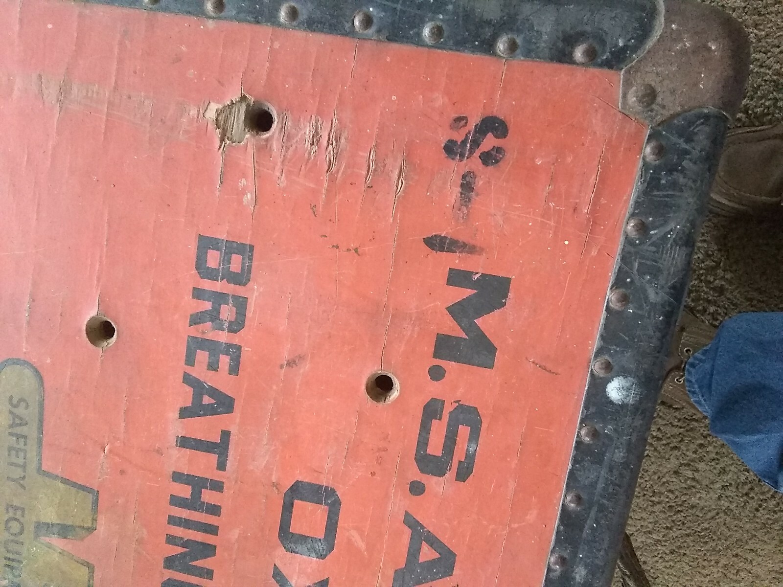 Vintage MSA Chemox Oxygen Breathing Apparatus Bureau of Mines Gas Mask ...