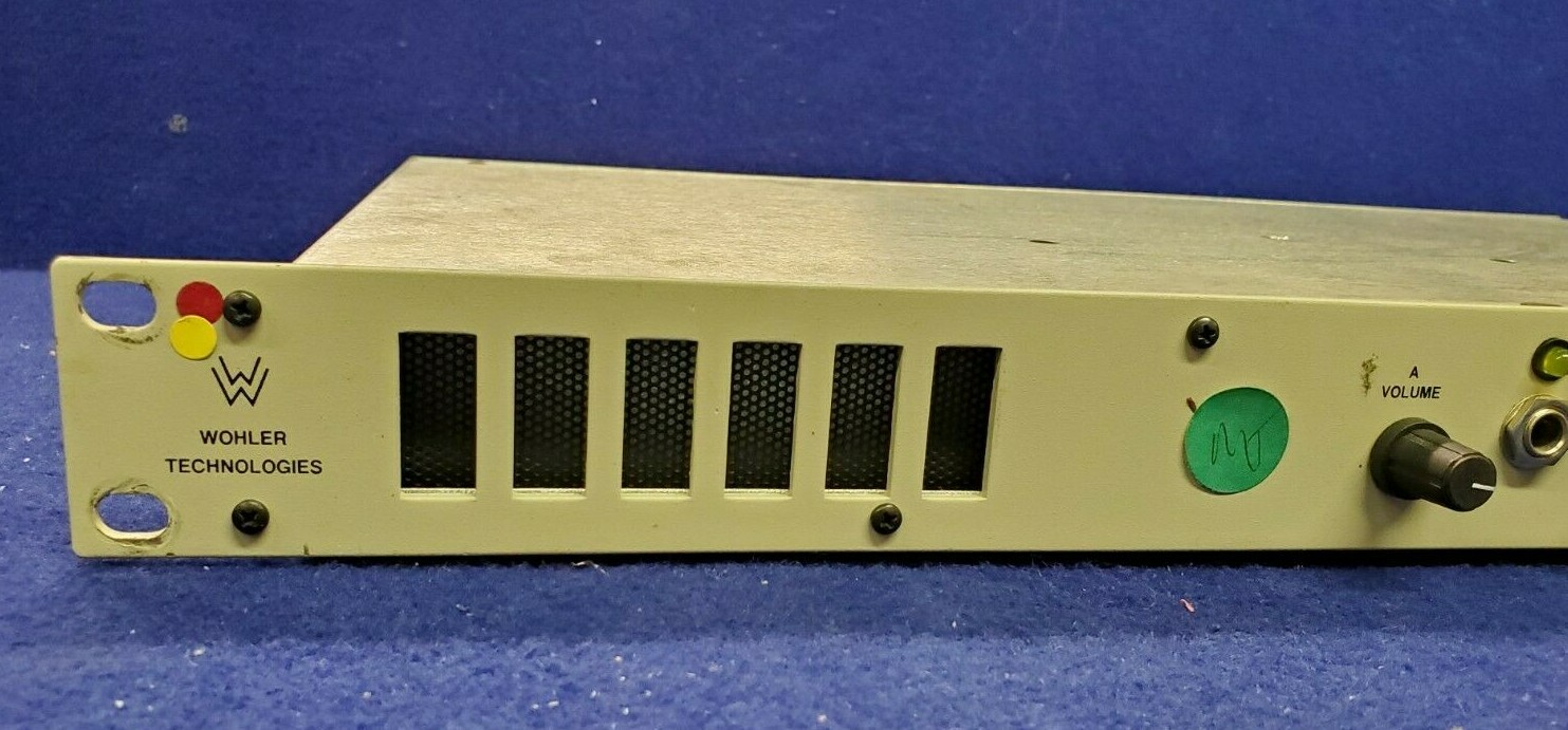 Wohler Technologies 2 Channels VM-2 Audio Monitor Panel | eBay