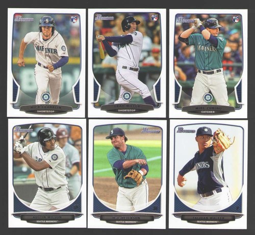 2013 Bowman Draft Draft Picks & Prospects - SEATTLE MARINERS Team Set ...
