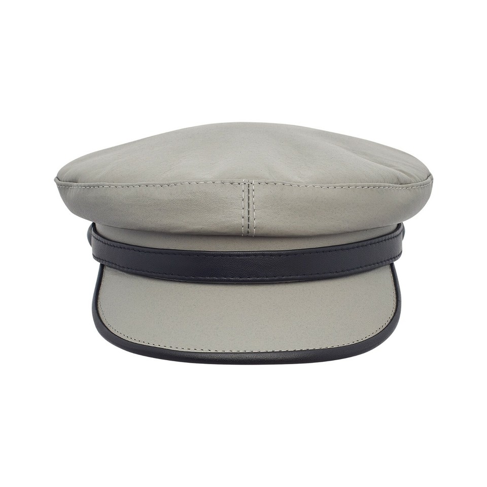 Sterkowski TRAWLER Leather Sailor Cap Breton Fiddler Mariner Greek | eBay