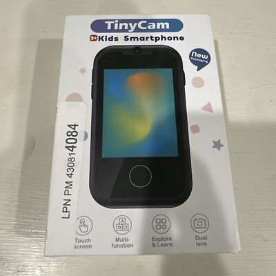 TinyCam Kids' Multifunction Smartphone Purple Phone + Camera Free ...