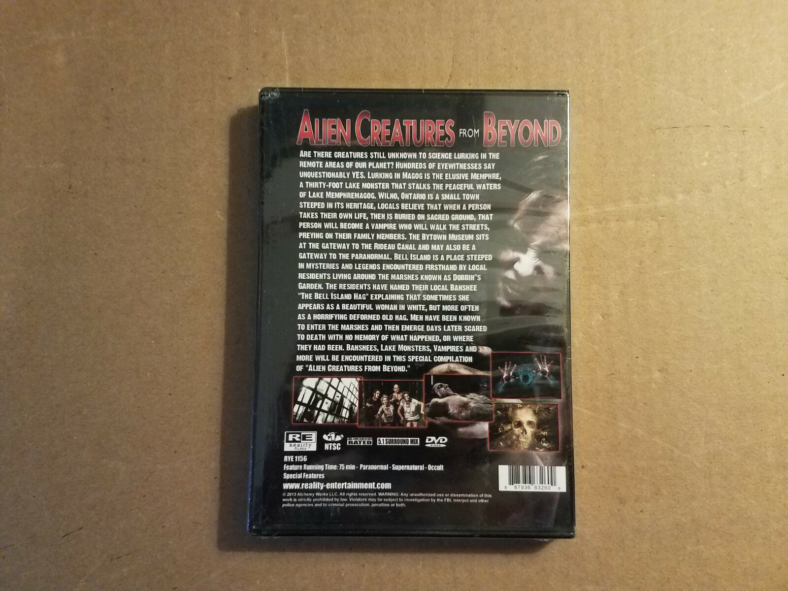 Alien Creatures from Beyond: Monsters, Ghosts and Vampires (DVD, 2013 ...