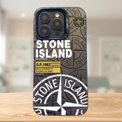 Coque Stone Island neuve noir pour iPhone 11/12/13 16e mini/pro/pro max ...