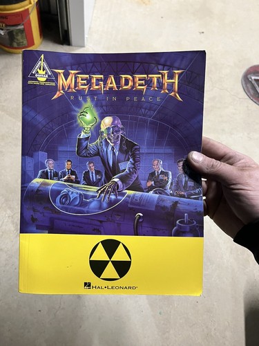 Megadeth Rust Peace Guitar Tablature Vintage Tabs Book NO RESERVE ...