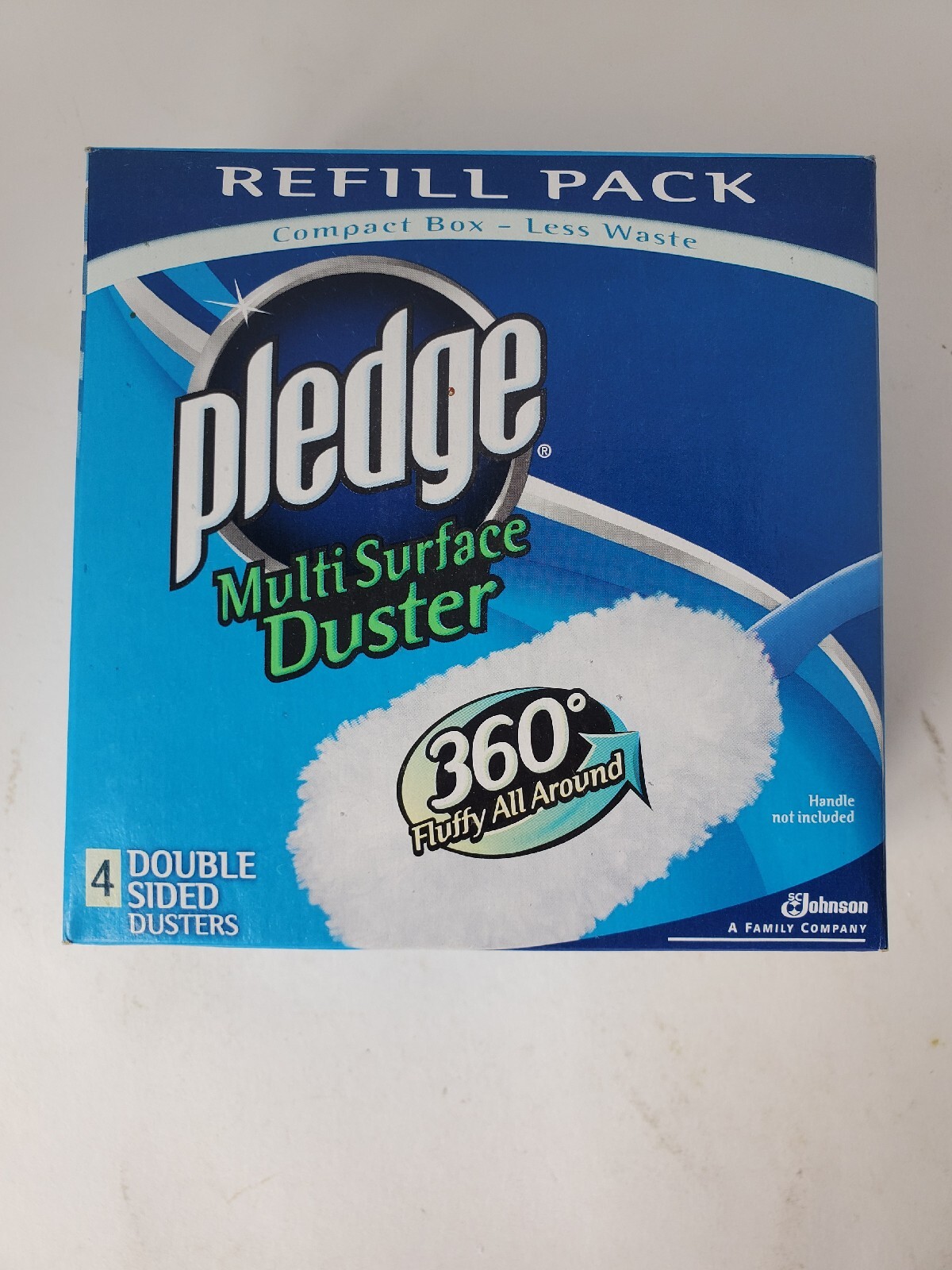 Pledge 360º Multi Surface Duster Refill 1 BOX of 4 Double Sided Dusters ...