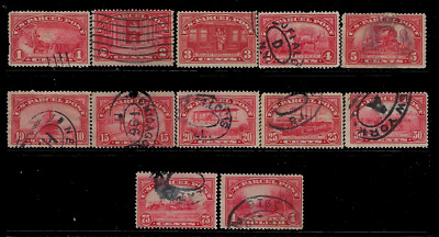 US Scott Q1-12 Parcel Post Stamps Complete Set Used SCV $183.60 | eBay