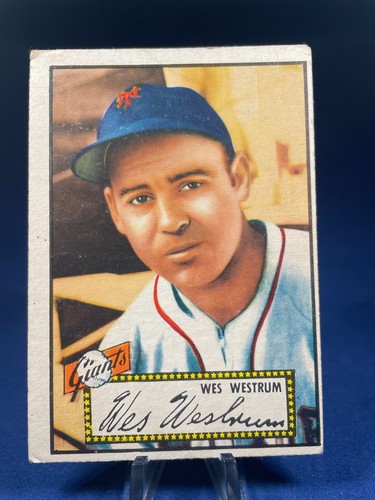 1952 Topps Baseball Card Wes Westrum #75 New York Giants | eBay