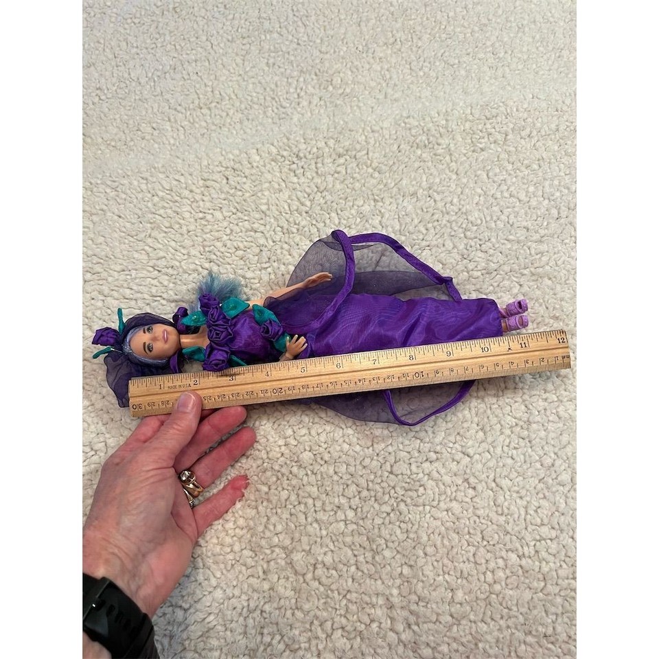 Disney Descendants Doll Purple Dress with Blue Hair 12" Fashion Doll ...